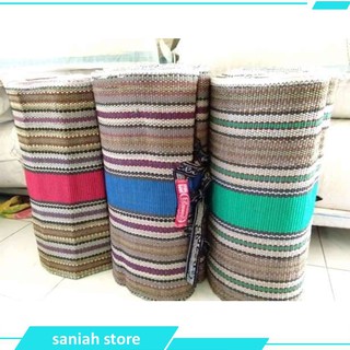 Jual Tiker Tikar lipat Gulung tenun 2x3 Meter Tikar Piknik travelling ...