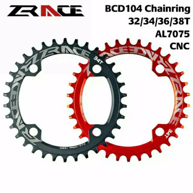 Chainring single crank gear depan sepeda zrace | Shopee Indonesia