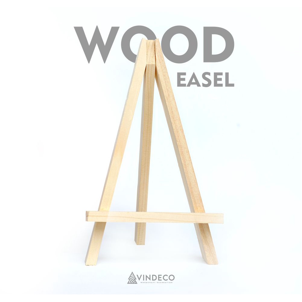 Jual STAND KAYU / STAND JAM / WOOD EASEL / STAND PIGURA / STAND FOTO ...