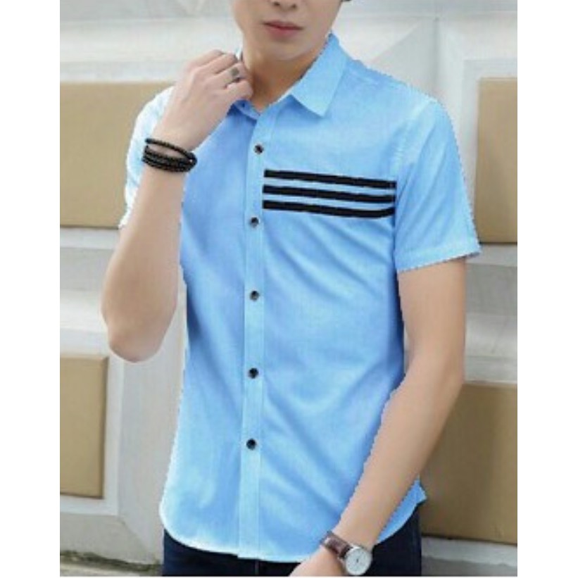 Jual KEMEJA PRIA HEM DONI MAN LENGAN PENDEK KEMEJA COWO COWOK MODEL ...