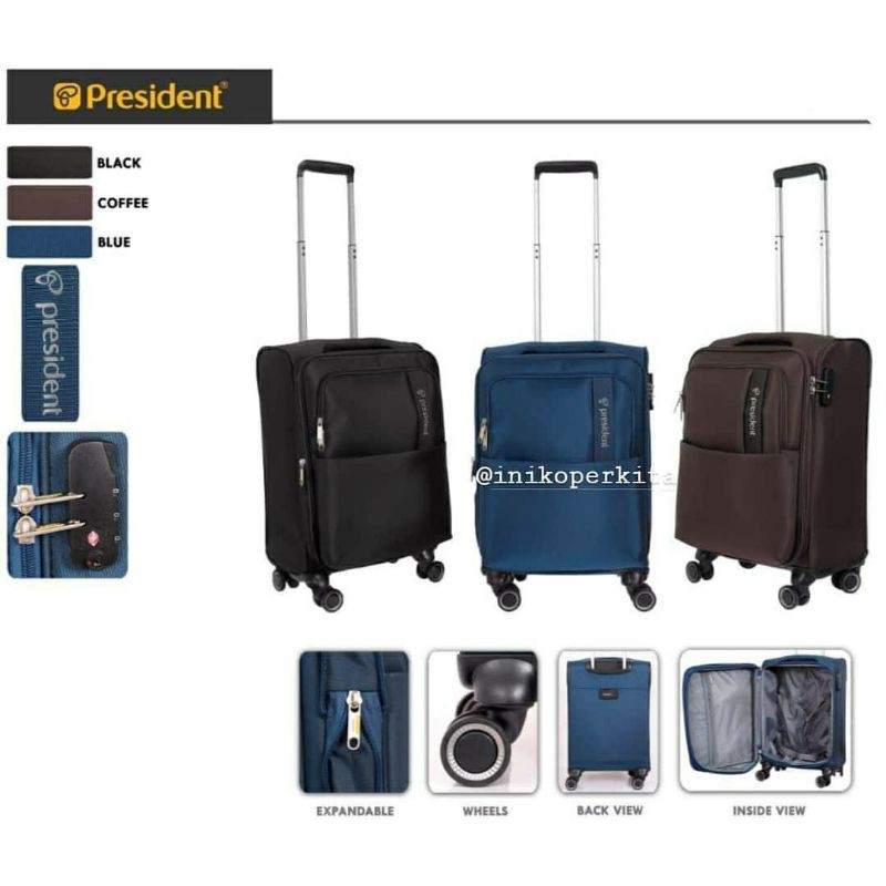 Jual koper president ukuran pesawat cabin 1909001 | Shopee Indonesia