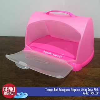 Tempat Roti Tawar / Penyimpanan Makanan Kue Roti Bonus Nampan Alas ...