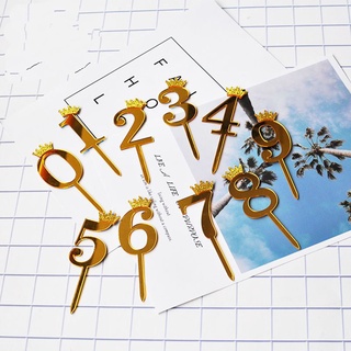 Jual Topper Angka Akrilik/Topper Birthday Cake Acrylic/Birthday Topper ...