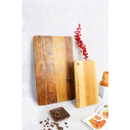 Jual LOCAVEL Talenan Kayu Jati / Talenan Kayu Foodgrade / Talenan ...