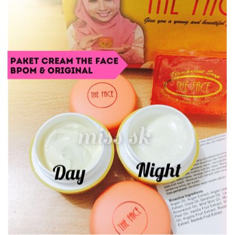 Jual Paket Cream Wajah BPOM The face Series ( Moisturizer Whitening ...