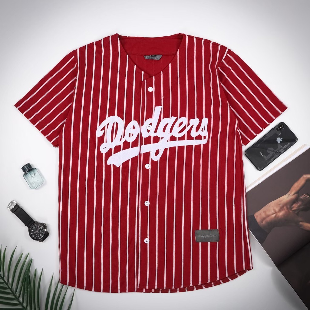 Jual Jersey baseball - Baju baseball Dodgers (COD) | Shopee Indonesia