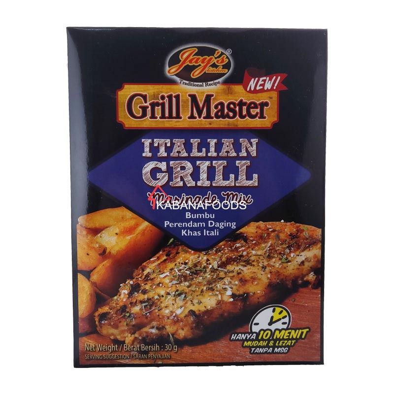 Jual Bumbu Marinasi Panggang Italia Jay's Grill Master Italian Grill Marinade Mix Indonesia ...