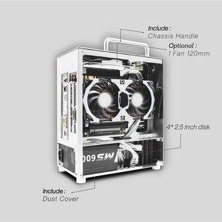 METALFISH S3 PLUS ITX ALLUMINIUM PREMIUM CASE CASING METAL FISH ...