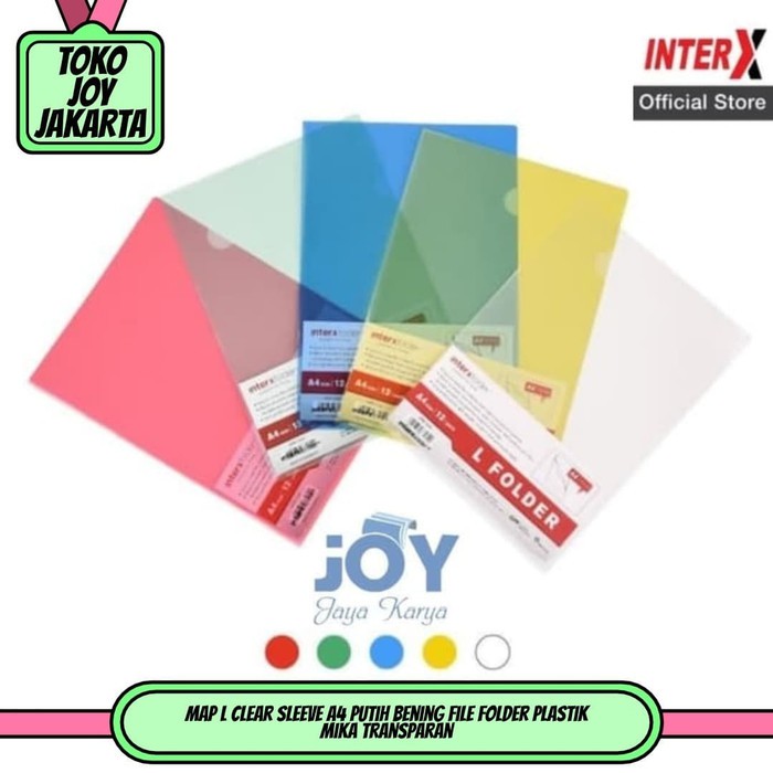 Jual Map L Clear Sleeve A4 Putih Bening File Folder Plastik Mika ...