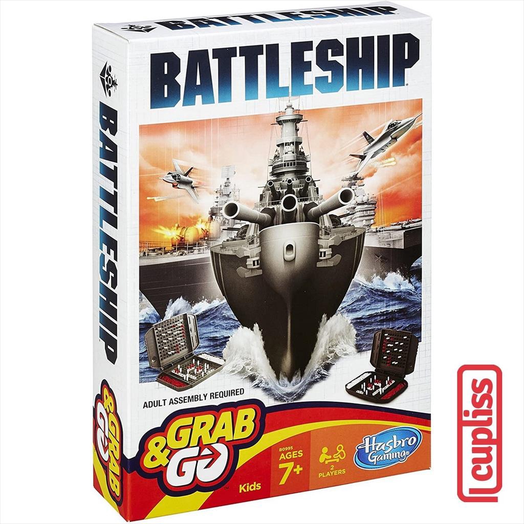 Jual Hasbro Board Game B0995 Battleship Grab and Go Games Travel Pack ...