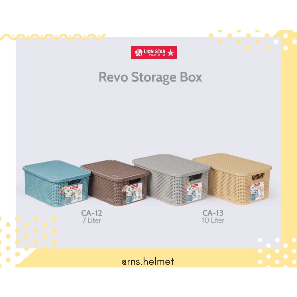 Jual Lion Star Tempat Penyimpanan Revo / Storage Box/Tempat Parcel unik ...
