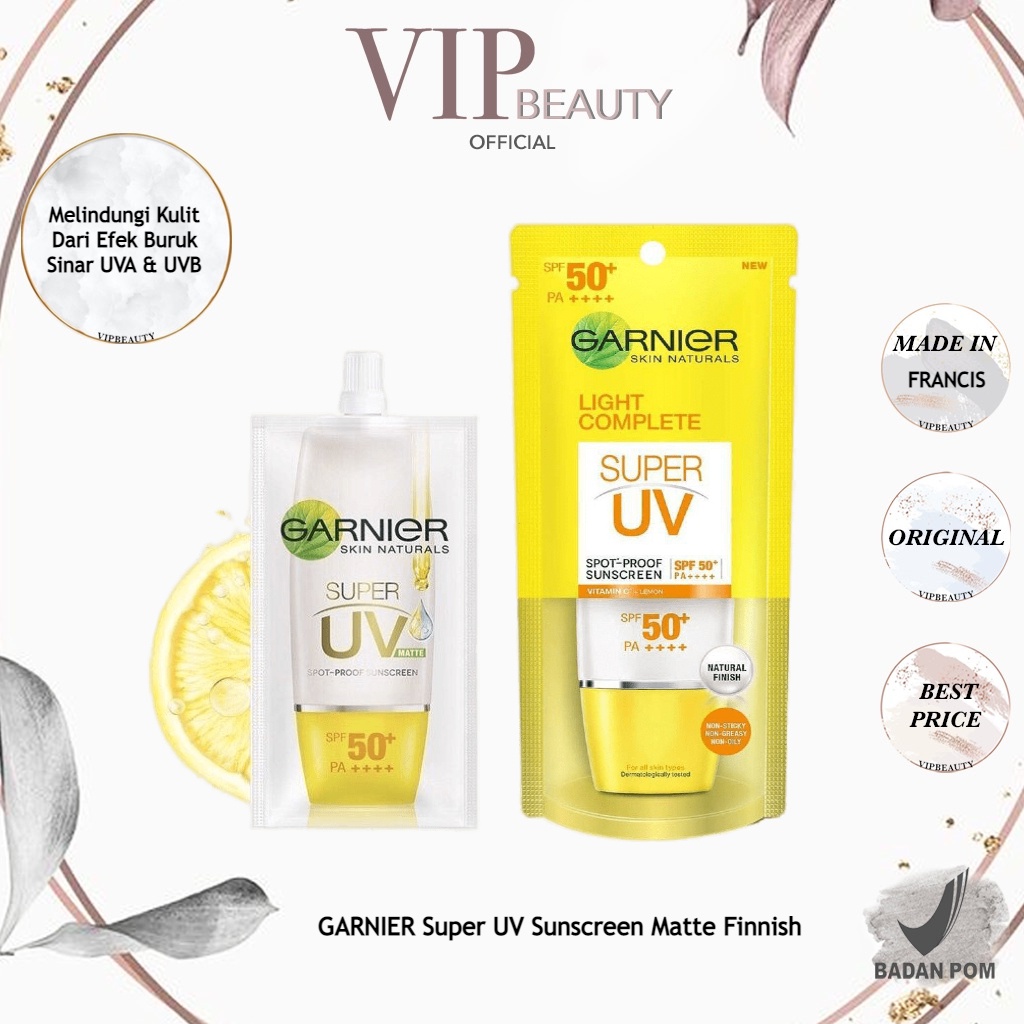 Jual GARNIER Super UV Spot Proof Sunscreen SPF 50+ PA+++ Matte ...