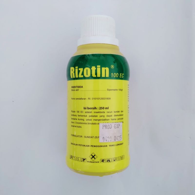 Jual Rizotin 100EC 250ml insektisida basmi ulat semut belalang rayap ...