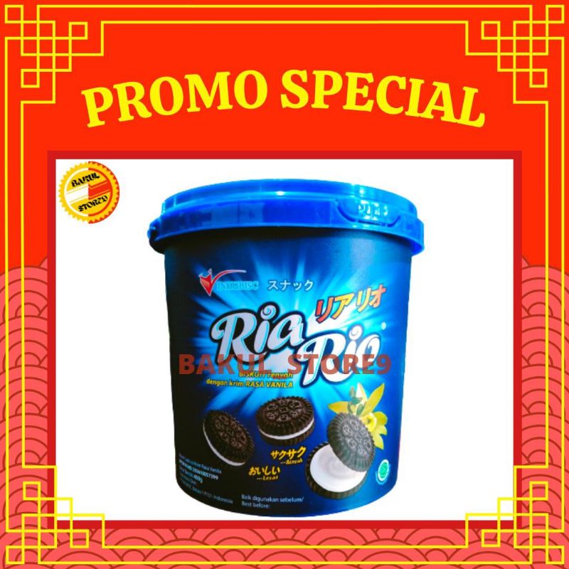 Jual Inkubisc Ria Rio Biscuits Cream Vanilla 400gr Biskuit Lapis Krim ...