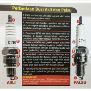 Jual Busi NGK BPM6A mesin pemotong rumput / Chainsaw / alat Fogging ...