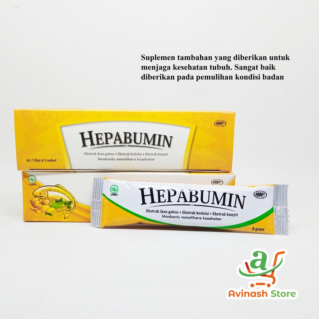Jual HEPABUMIN HARGA PERBOX ISI 3 SACHET MENGANDUNG ALBUMIN | Shopee ...