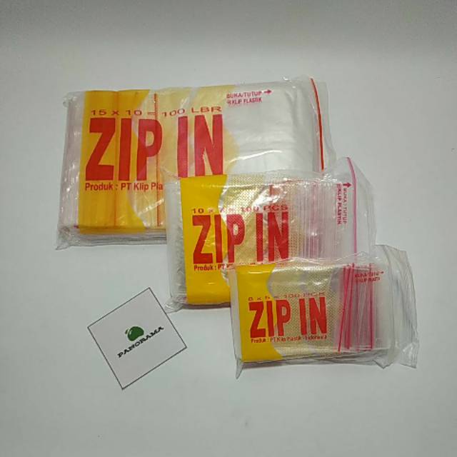 Plastik Klip Zip In Ukuran 8x5, 10x7, 15x10 isi 100 lembar | Shopee ...