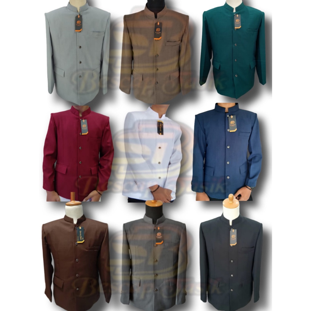 Jual Jas Pria Jasko Pria Dewasa Jasko Polos Motif Saku Tutup Jas Koko ...