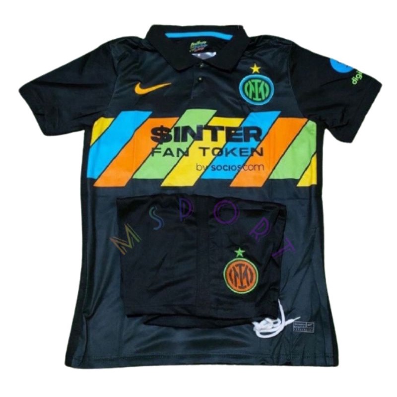 Jual Jersey intermilan black third 2021/2022 Gread ori full set ...