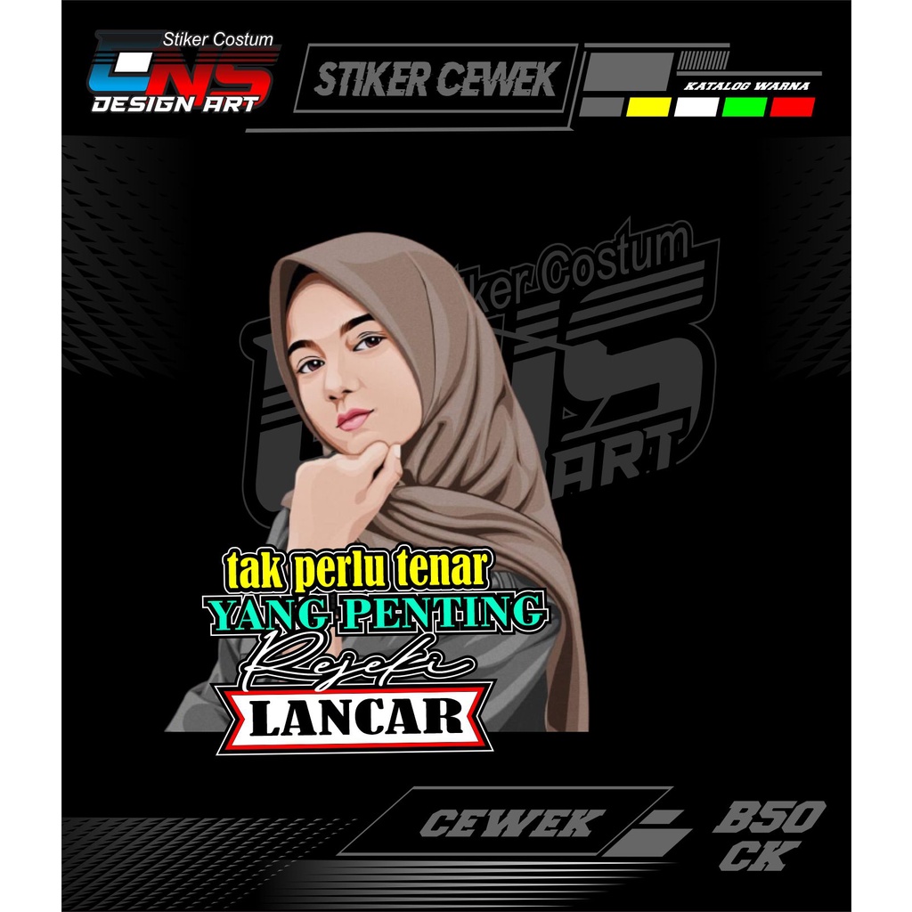 Jual stiker cewek stiker mobil stiker motor stiker truk stiker variaasi ...
