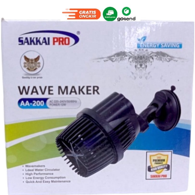 Jual Pompa Arus Ombak SAKKAI PRO WAVEMAKER AA 200 Gelombang Aquarium Kolam | Shopee Indonesia