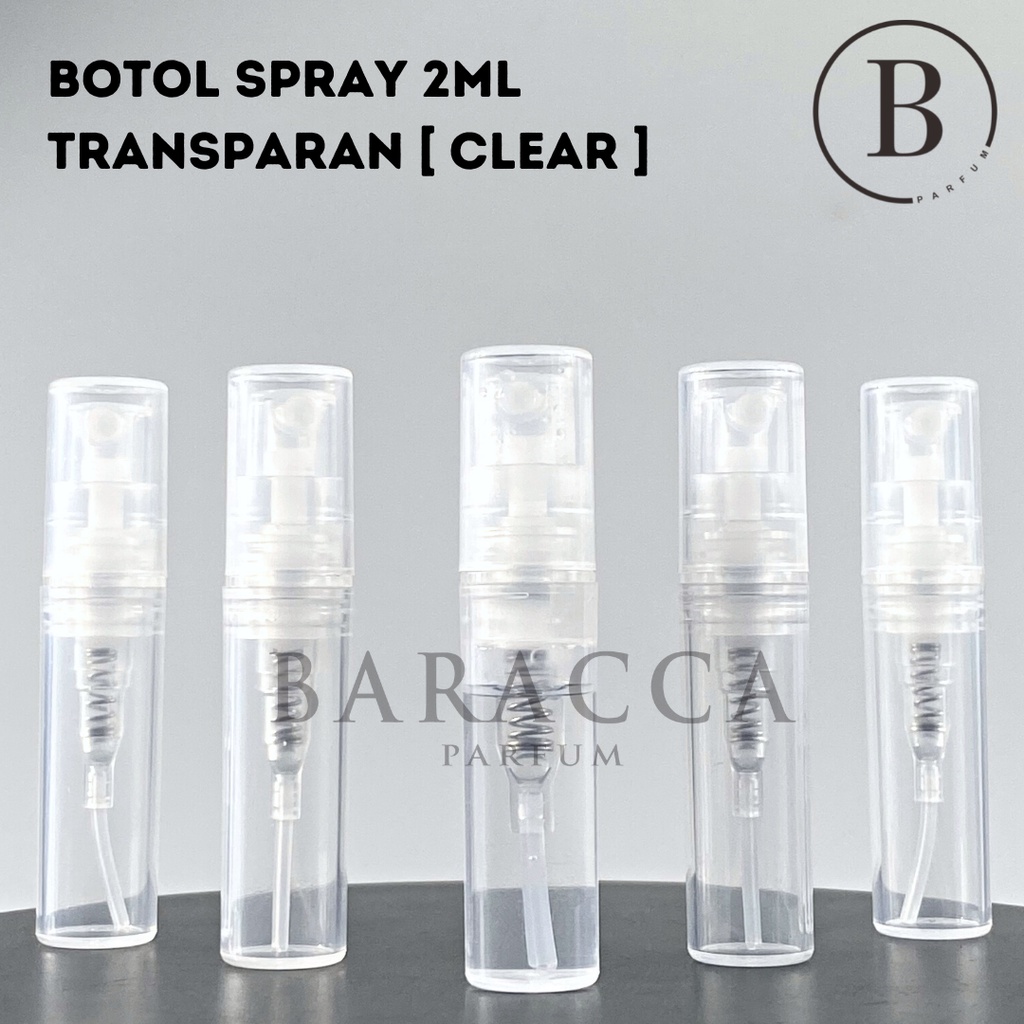 Jual Botol Parfum Spray Plastik 2ML Transparan - Botol Pen Spray Isi ...