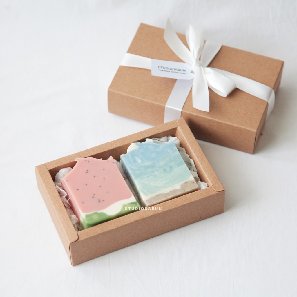 Hampers - kado sabun | 2 Handmade soap (Gift Set 05) | Shopee Indonesia