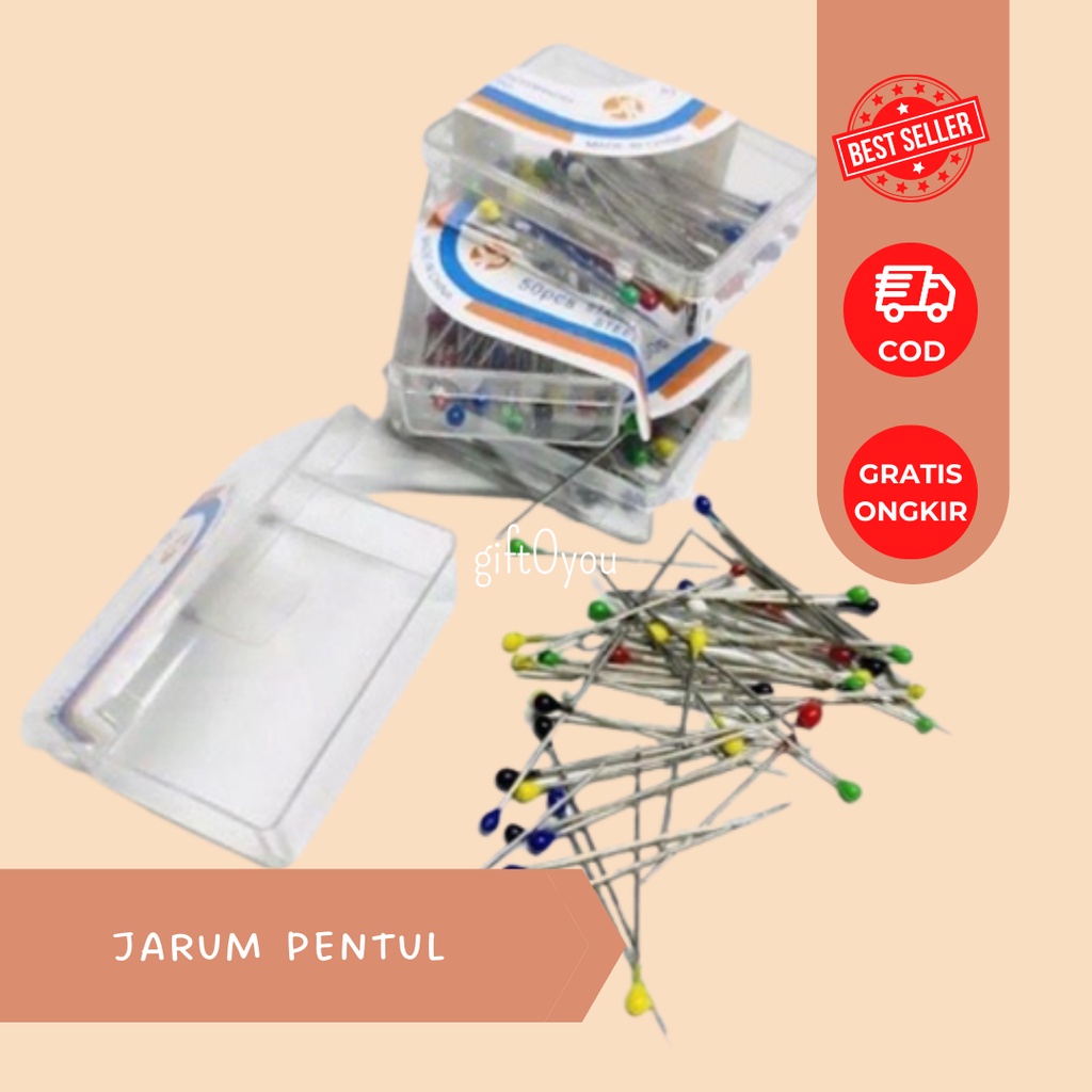 Jual Jarum Pentul mini / jarum pentul hijab / jarum pentul 1 box ...