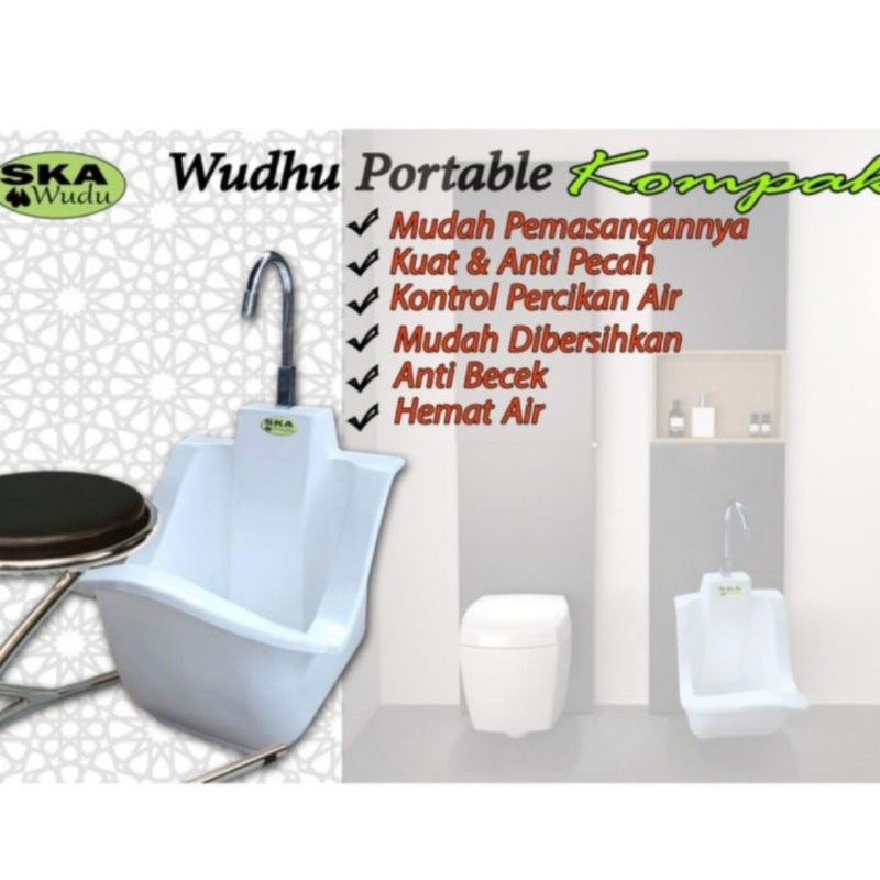 Jual Tempat wudhu Portable Modern Type SKA Kompak | Shopee Indonesia
