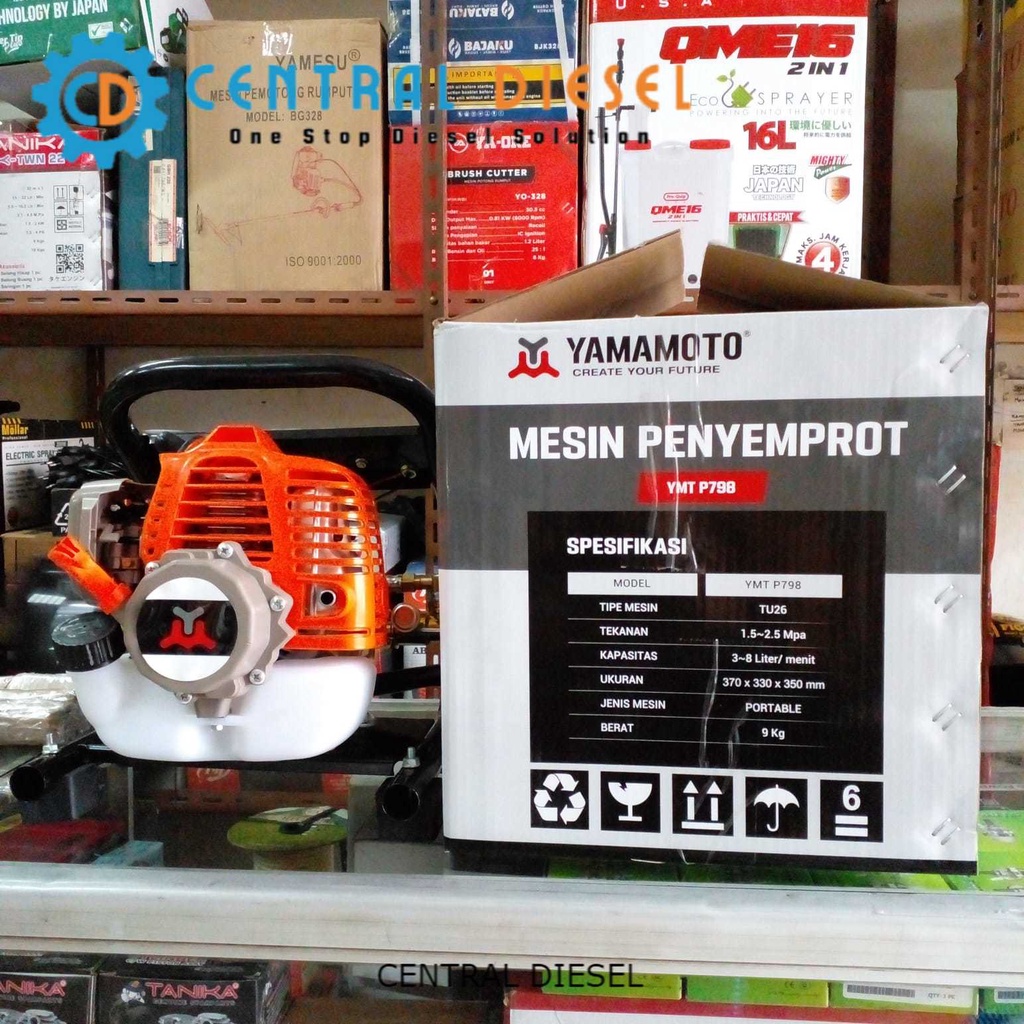 Jual Mesin penyemprot Portable sprayer Yamamoto YMT P798 minyak campur ...