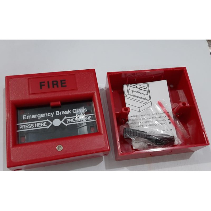Jual manual call point break glass fire alarm system | Shopee Indonesia