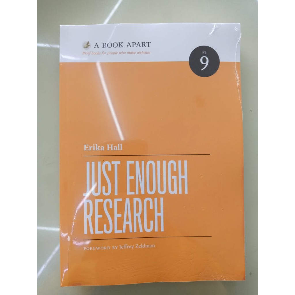 Jual Just Enough Research by Erika Hall (Paperback / Business ...