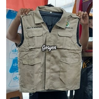 Jual rompi satgas/rompi lapangan/rompi satgas covid/rompi pers/rompi ...