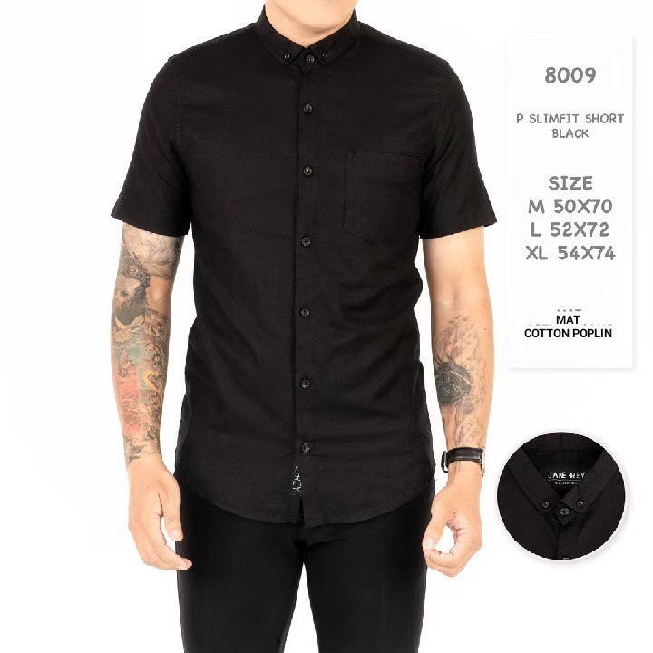 Jual Kemeja Polos Pria Lengan Pendek Original Redblit Varian warna dan ...