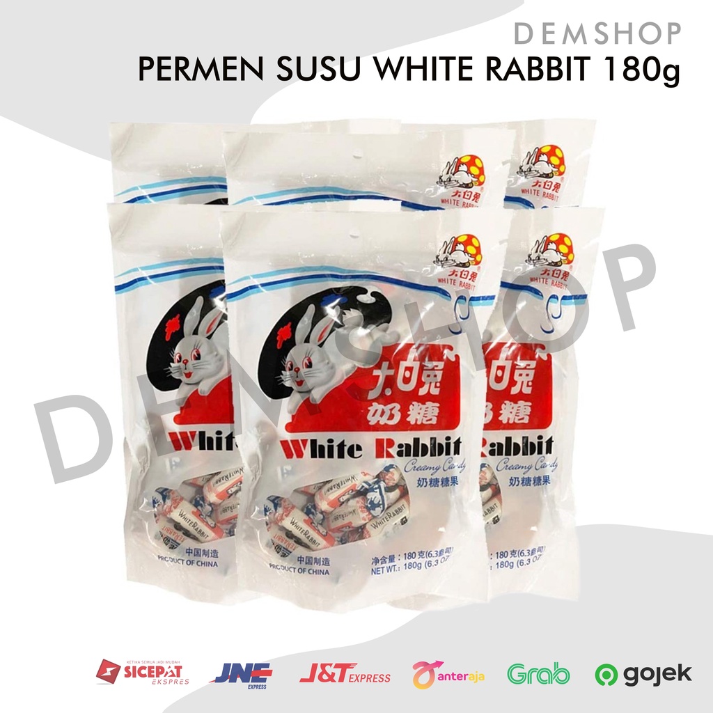 Jual White Rabbit Creamy Milk Candy / Permen Kelinci Susu 180g | Shopee ...