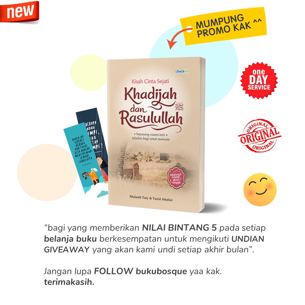 Jual Buku Kisah Cinta Sejati Khadijah Dan Rasulullah Checklist