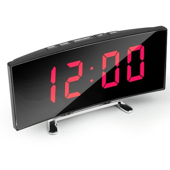 Jual Jam Meja Digital Led Weker / Digital Alarm Clock Mirror DT-6507 ...