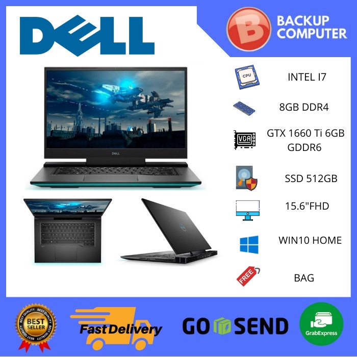 Jual DELL INSPIRON G7 7500 i7 8GB 512SSD Indonesia|Shopee Indonesia