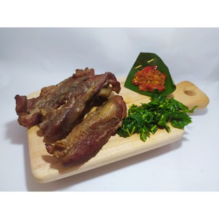 500 gram Daging Babi Asap Sei babi smokey pork lezat murah | Shopee ...