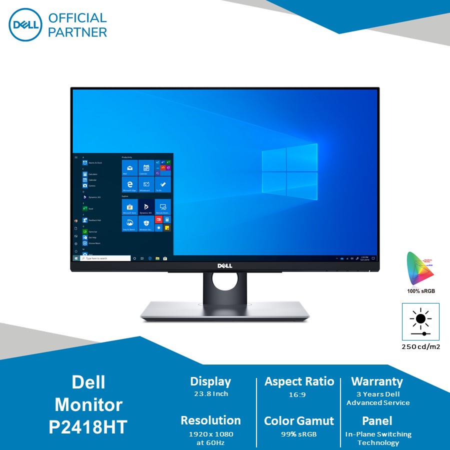 Jual Dell Monitor P2418HT | Shopee Indonesia