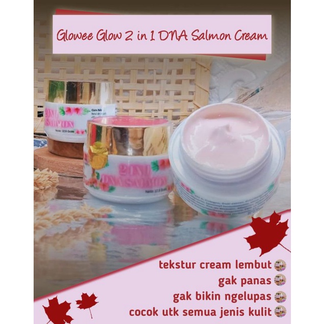 Jual DNA SALMON GLOWEE GLOW CREAM | Shopee Indonesia