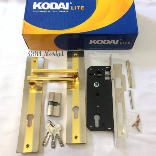 Jual KUNCI PINTU KODAI LITE 121 SGP / HANDLE KUNCI PINTU RUMAH KODAI ...