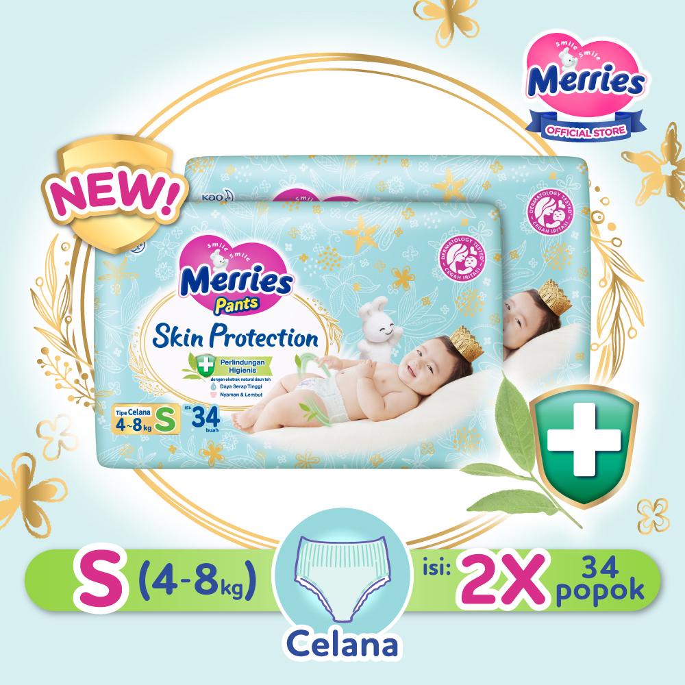 Jual Merries Skin Protection Popok bayi Celana S 34 - Perlengkapan Bayi ...