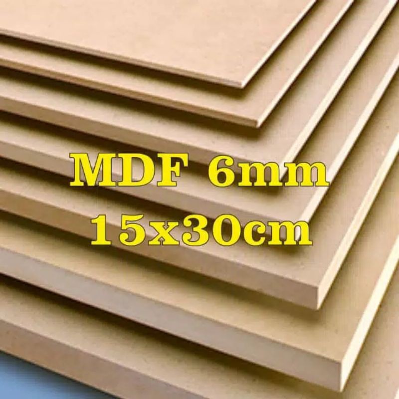 Jual MDF 6MM ukuran 15x30cm | Shopee Indonesia