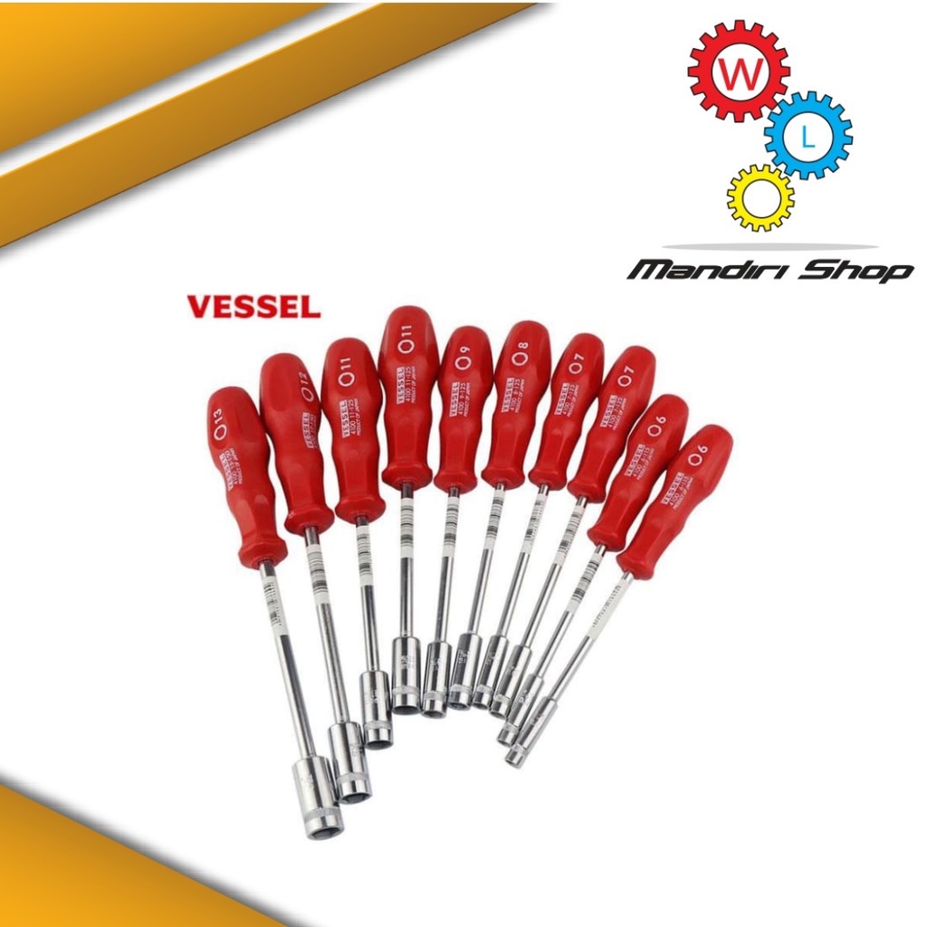 Jual OBENG SOCKET VESSEL / SOCKET SCREWDRIVER TPYE 4100 ORIGINAL JAPAN ...