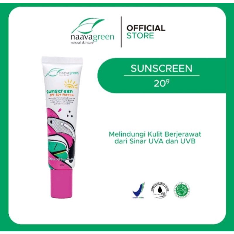Jual NAAVAGREEN Sunscreen -Melembabkan kulit kering dan melindungi dari ...