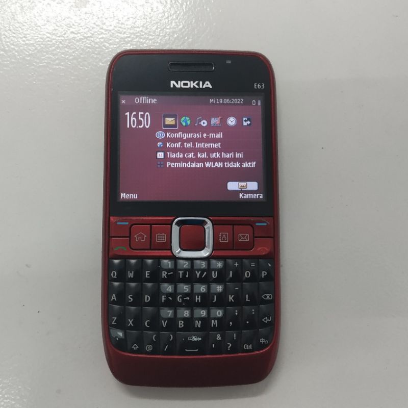 Jual NOKIA E63 RED ORIGINAL SYMBIAN ( MULUS ) Indonesia|Shopee Indonesia