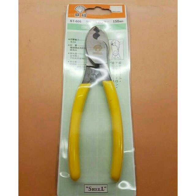 Jual PERALATAN TUKANG TANG POTONG DAN KUPAS KABEL MERK SHELL ORI ...