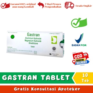 Jual Gastran hrg per strip isi 10 / Obat maag / kembung / asam lambung ...