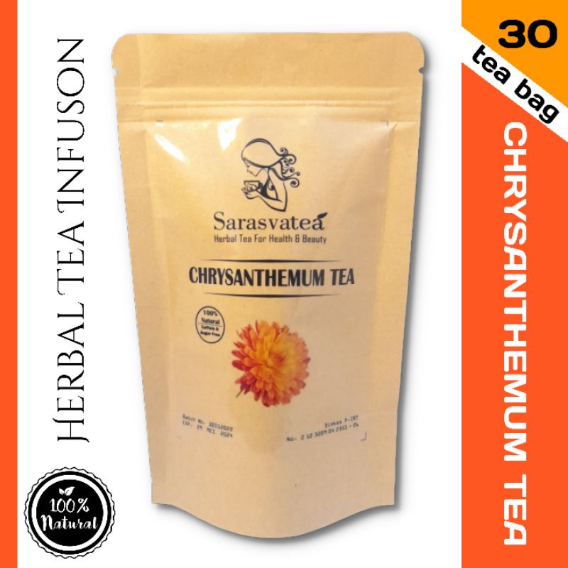 Jual Chrysanthemum Tea : Teh Celup Bunga Krisan Isi Kemasan 30 Tea Bag ...